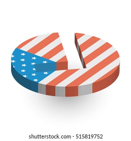 Check Mark Symbol Form American Flag Stock Vector (Royalty Free ...