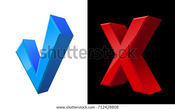 Check Mark Symbols Stock Vector (Royalty Free) 712428808 | Shutterstock