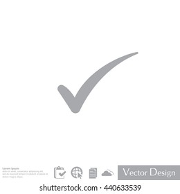 Check Mark Icon Vector Isolated On Stock Vector (Royalty Free) 1717886146