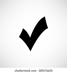 Check Mark Tick Yes Vote Vector Stock Vector (Royalty Free) 309276635 ...