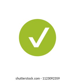 Check Mark Valid Seal Icon Green Stock Vector (Royalty Free) 722244142