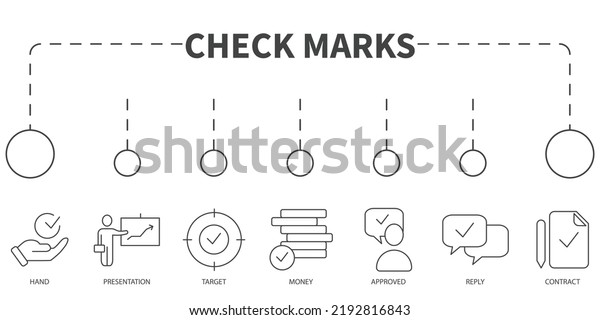Check Marks Sign Vector Illustration Concept Stock Vector (Royalty Free ...