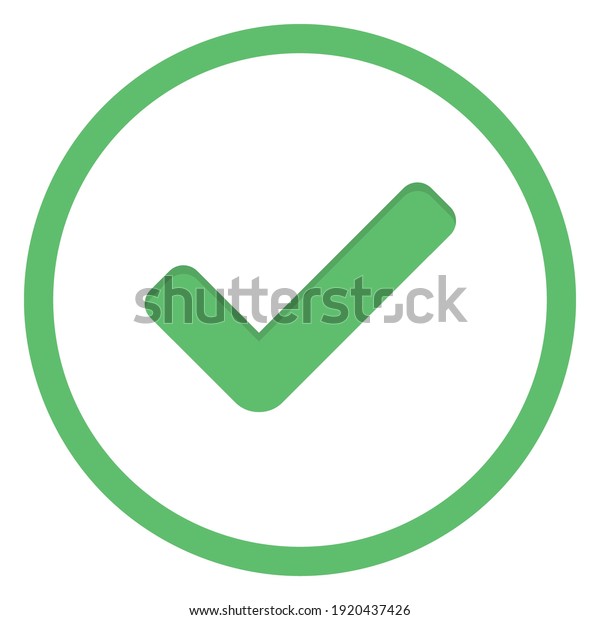 Check Marks Tick Marks Accepted Approved Stock Vector (Royalty Free ...