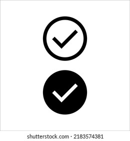 Check Ok Yes Approved Vector Illustration Stock Vector (Royalty Free ...