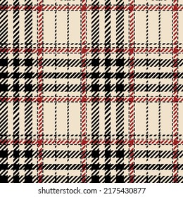 Check Plaid Seamless Pattern Retro Checkered Stock Vector (Royalty Free ...