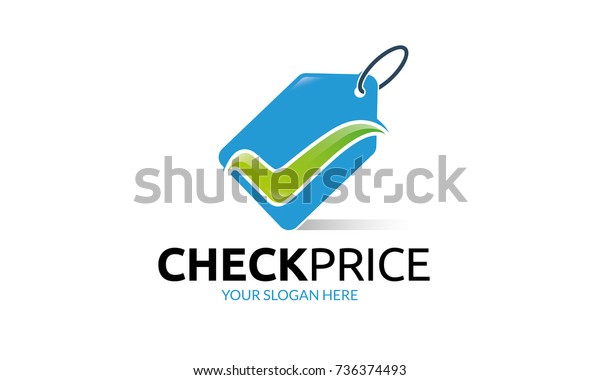 Check Price Logo Stock Vector (Royalty Free) 736374493