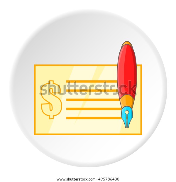 Checkbook Icon Cartoon Illustration Checkbook Vector: vector de stock ...