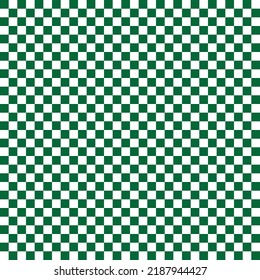 Checker Green White Square Grid Pattern Stock Vector (Royalty Free ...