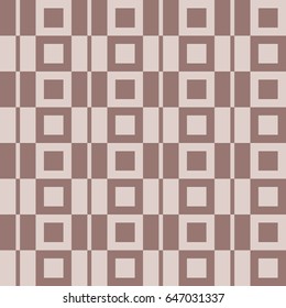 Checkered Fabric Background Brown Beige Seamless Stock Vector (Royalty ...