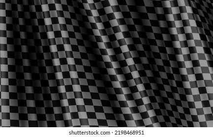 Checkered Fabric Wave Grey Shadow Background Stock Vector (Royalty Free ...
