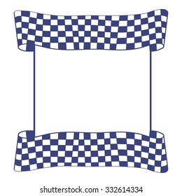 Checkered Flag Banner Stock Vector (Royalty Free) 332614334 | Shutterstock