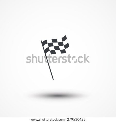 Checkered Flag Icon Finish Race Flag Stock-Vektorgrafik (Lizenzfrei ...