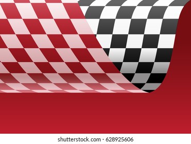 Water Color Background Waving Checkered Borders Stock Illustration ...