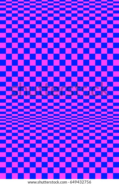 Checkered Neon Colored Opart Poster Background Stock Vector (Royalty ...
