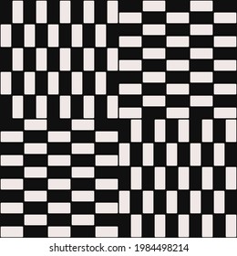 Checkered Tile Pattern Vector Black White Stock Vector (Royalty Free ...