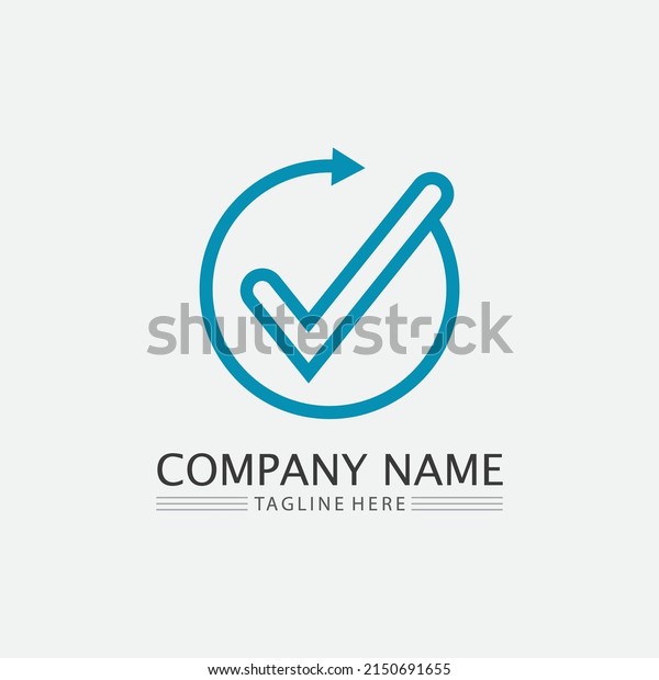 Cochez la case coche logo image : image vectorielle de stock (libre de ...