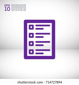 White Clipboard Checklist On Pink Background Stock Illustration 2029556522