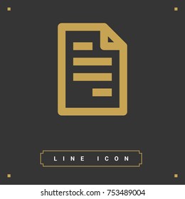 Checklist Minimal Icon Form Line Vector Stock Vector (Royalty Free ...
