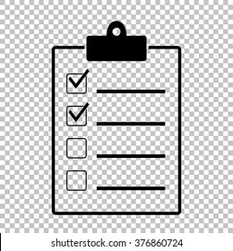 3,707 Checklist icon transparent Stock Vectors, Images & Vector Art ...