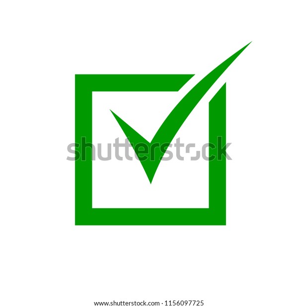 Checkmark Icon Green Check Mark Icon Stock Vector (Royalty Free ...