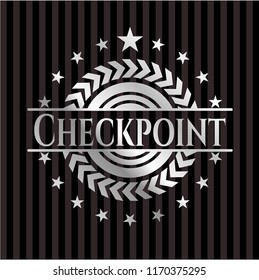 Checkpoint Silvery Badge Stock Vector (Royalty Free) 1170375295 ...