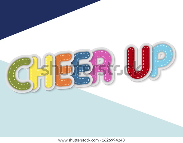 Cheer Letters Banner Border Stitches: เวกเตอร์สต็อก (ปลอดค่าลิขสิทธิ์ ...