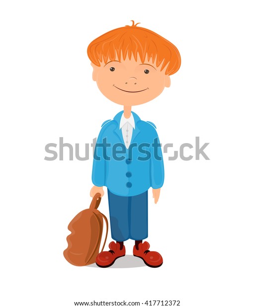 Cheerful Boy Cartoon Stock Vector (Royalty Free) 417712372 | Shutterstock