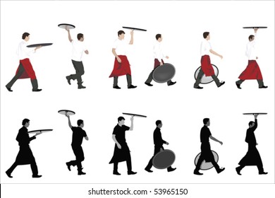1,332 Waiter walk Images, Stock Photos & Vectors | Shutterstock