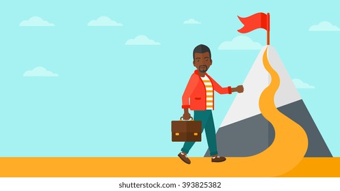 Cheerful Leader Man Stock Vector (Royalty Free) 393825382 | Shutterstock