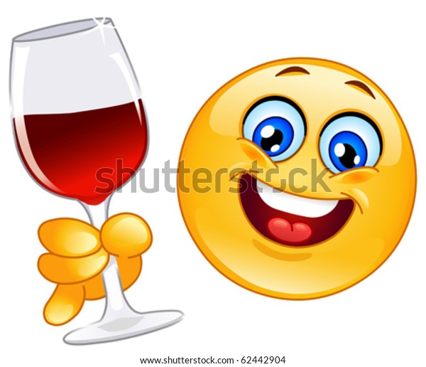 Cheers Emoticon Stock Vector (Royalty Free) 62442904