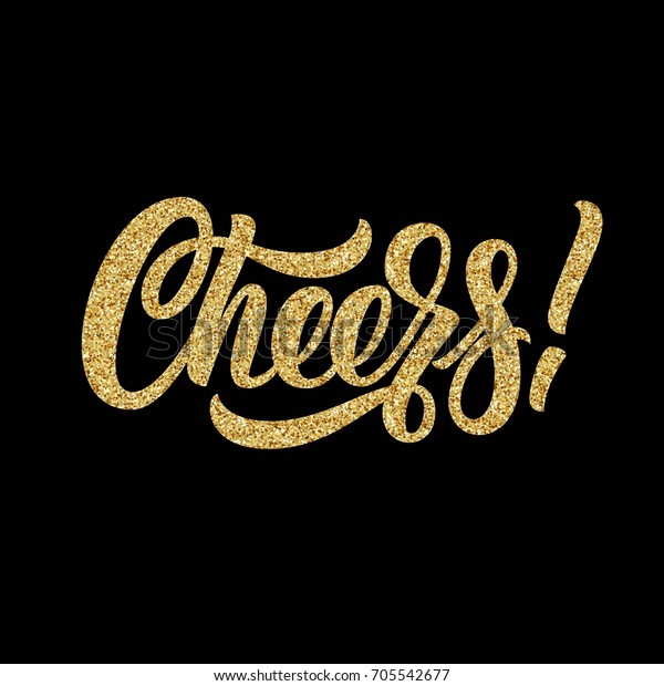 Cheers hand lettering, custom typography, writing calligraphy with ... Cheers hand lettering, custom typography, writing calligraphy with ...