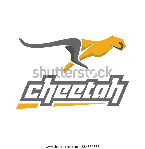 Cheetah Fast Animal Logo Vector Stock Vector (Royalty Free) 1884832876 ...