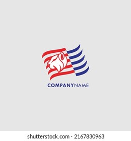 Cheetah Flag Modern Vector Logo Stock Vector (Royalty Free) 2167830963 ...