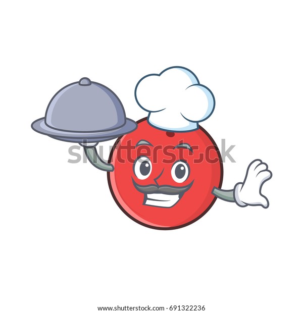 Chef Bowling Ball Character Cartoon Food Stock Vector (Royalty Free ...