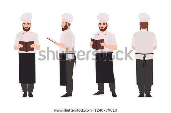 Chef Cook Restaurant Worker Wearing Uniform Stock Vector (Royalty Free ...