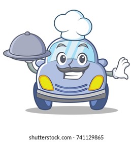 Chef Cute Car Character Cartoon Stock Vector (Royalty Free) 741129865 ...
