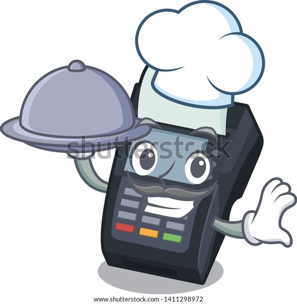 Chef Food Edc Machine Cartoon Shape Stock Vector (Royalty Free ...