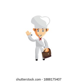 Chef Fun Character Creation Illustration Template Stock Vector (Royalty ...