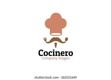 Chef Head Symbol Logo Design Illustration Stock Vector (Royalty Free ...