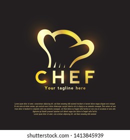 Chef Logo Fancy Chef Hat Concept Stock Vector (Royalty Free) 1413845939