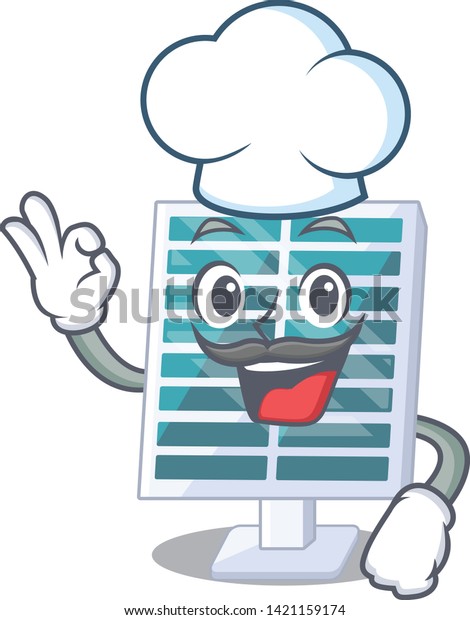 Chef Solar Penels Cartoon Shape Stock Vector (Royalty Free) 1421159174 ...