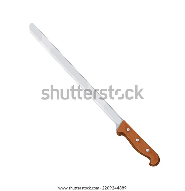 Chefs Knife Vector Illustration Cartoon Isolated Stock Vector (Royalty ...