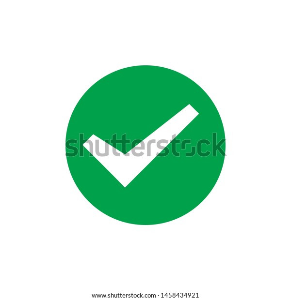 Chek Icon Cheked Icons Vector Stock Vector (Royalty Free) 1458434921 ...
