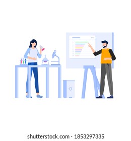 Chemical Class Concept Vector Illustration Flat Stock Vector (Royalty ...