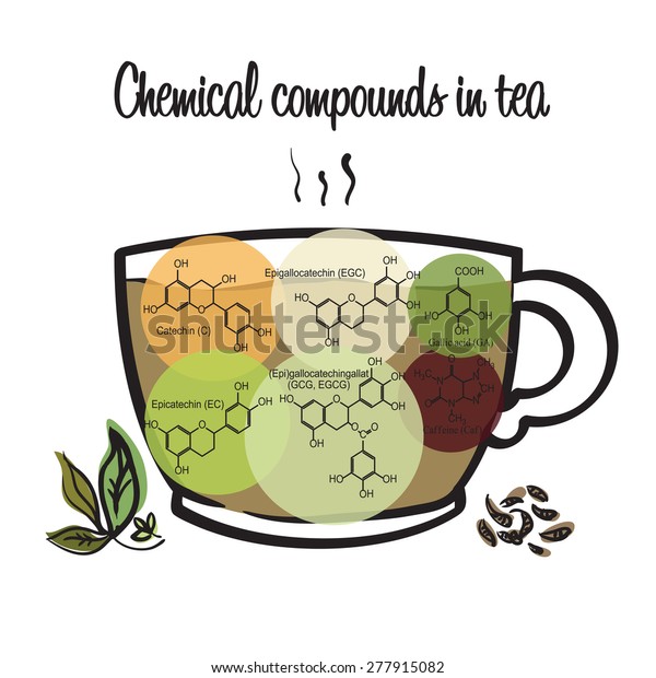 Chemical Compounds Tea Stock Vector (Royalty Free) 277915082 | Shutterstock