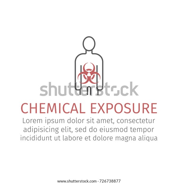 Chemical Exposure On Humans Vector Signs Stock Vector (Royalty Free ...