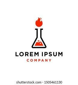 Fire Lab Logo Stock Vector (Royalty Free) 1182969952 | Shutterstock