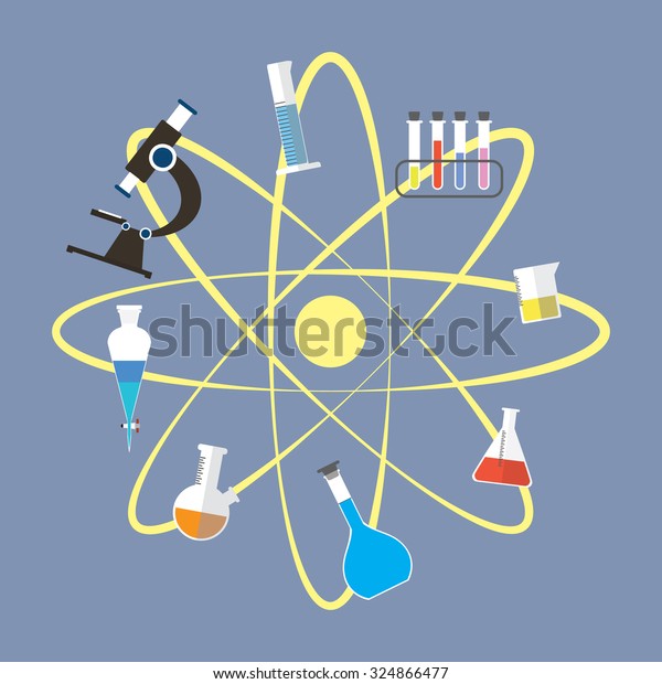 Chemical Formula Background Laboratory Stock Vector (Royalty Free ...