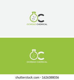 Chemical Lab Logo Template Abstract Hexagon Stock Vector (Royalty Free ...