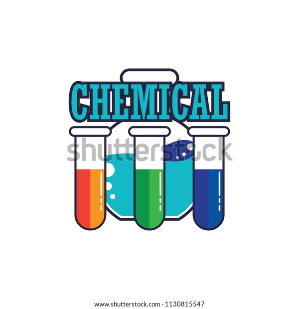 Chemical Logo Science Research Vector Illustration Stock Vector ...